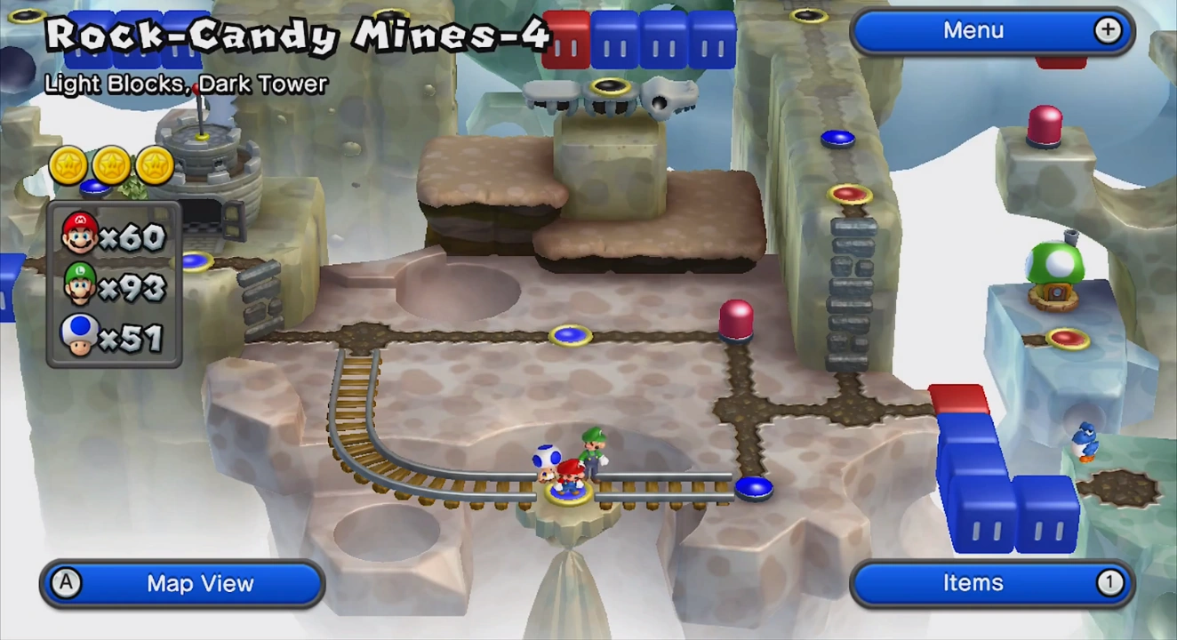 New Super Mario Bros U Rock Candy Mines
