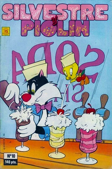 Looney Tunes Silvestre Y Precioso Peluche Silvestre Y Piolin Serie