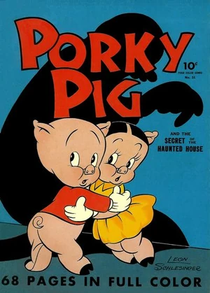 coloring pages of porky pig