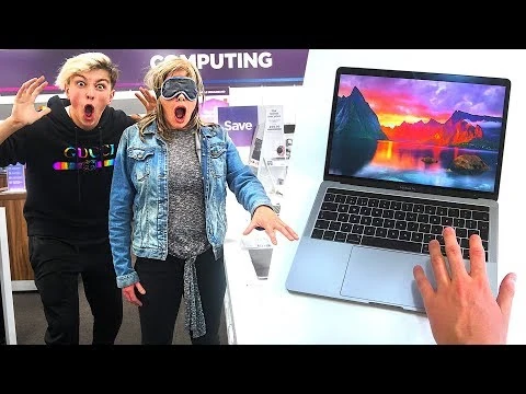 Buying EVERYTHING I Touch Blindfolded - Challenge (Morgz Mum) | The ...