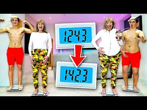 Who can GAIN the MOST WEIGHT in 24 Hours - Challenge | The ultimate ...
