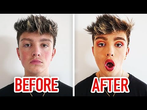 I Wore MAKEUP for a Day & Here's what Happened.. -SHOCKING- | The ...