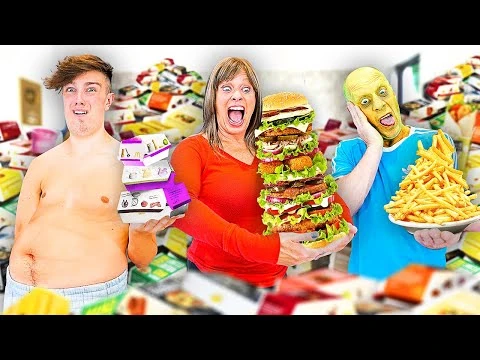 Last To Stop Eating McDonalds Wins $10,000 - Challenge | The ultimate ...