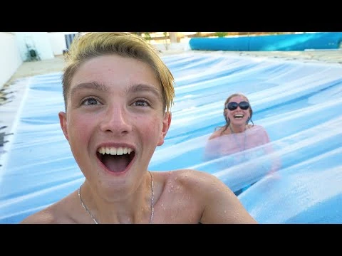 I BUBBLE WRAP MY POOL!!! (100 Layers Bubble Wrap Prank) | The ultimate ...