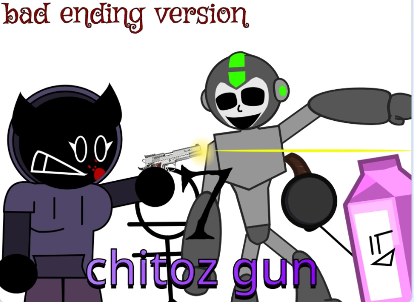 Chitoz gun 7 (bad ending) | The Uncool Kids Wiki | Fandom