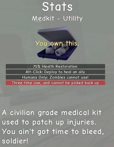 The Medkit | The Undead Coming Wiki (2021 Version / Remake) Wiki | Fandom