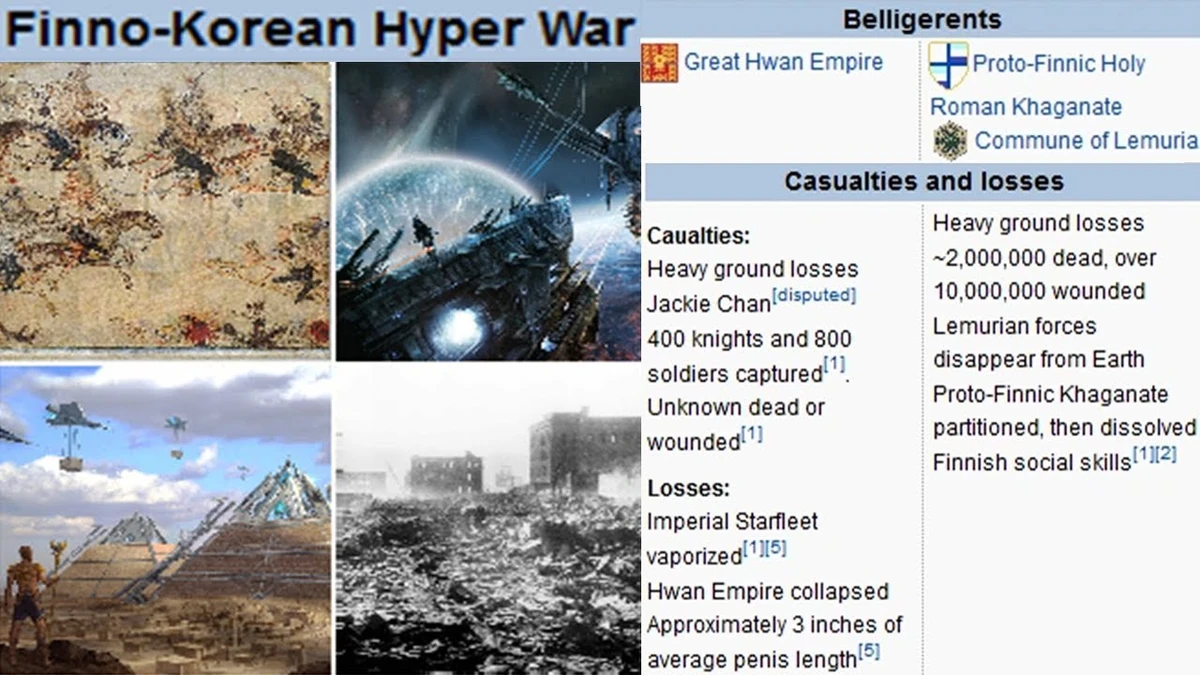 Finno-Korean Hyperwar | The Universal Experiment Wiki | Fandom