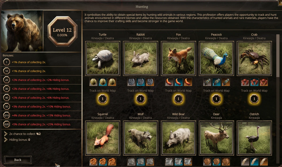 Hunting | The unofficial Quinfall Wiki | Fandom