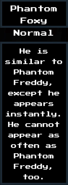 Phantom Foxy | Ultimate Random Night Wiki | Fandom