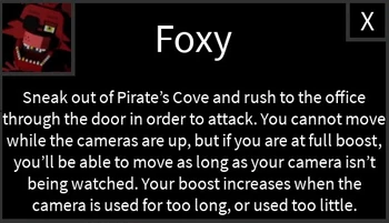 Foxy | Ultimate Random Night Wiki | Fandom
