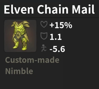 Elven Chain Mail | The Wild Darkness Wiki | Fandom