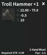 Troll Hammer | The Wild Darkness Wiki | Fandom