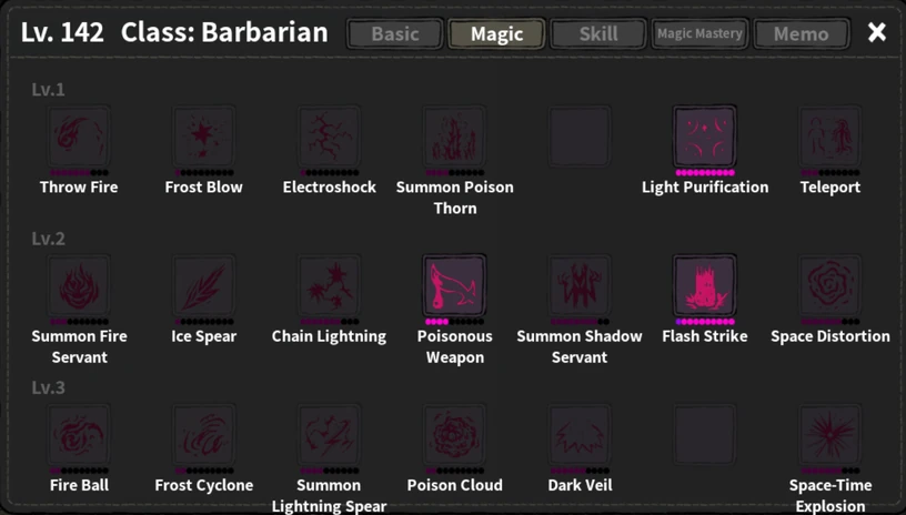 Spells | The Wild Darkness Wiki | Fandom