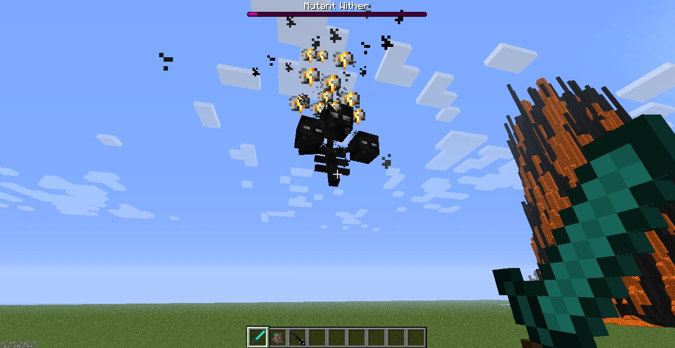 Minecraft Mutant Wither Boss Darkest Souls Minecraft Mod