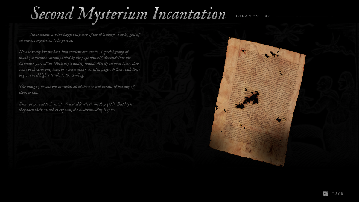 Second Mysterium Incantation The Witchfire Scrolls Wiki Fandom