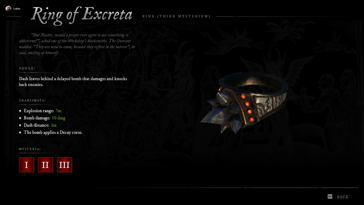 Ring of Excreta | The witchfire scrolls Wiki | Fandom