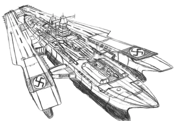 Jettingen-class Flight Carrier | The Wolfenstein Fanon Wiki | Fandom