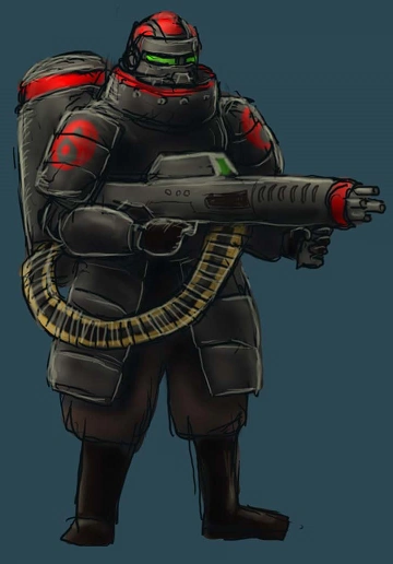 Korean Gatling Trooper | The Wolfenstein Fanon Wiki | Fandom