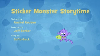 Sticker Monster Storytime | The Work It Out Wombats Wiki | Fandom