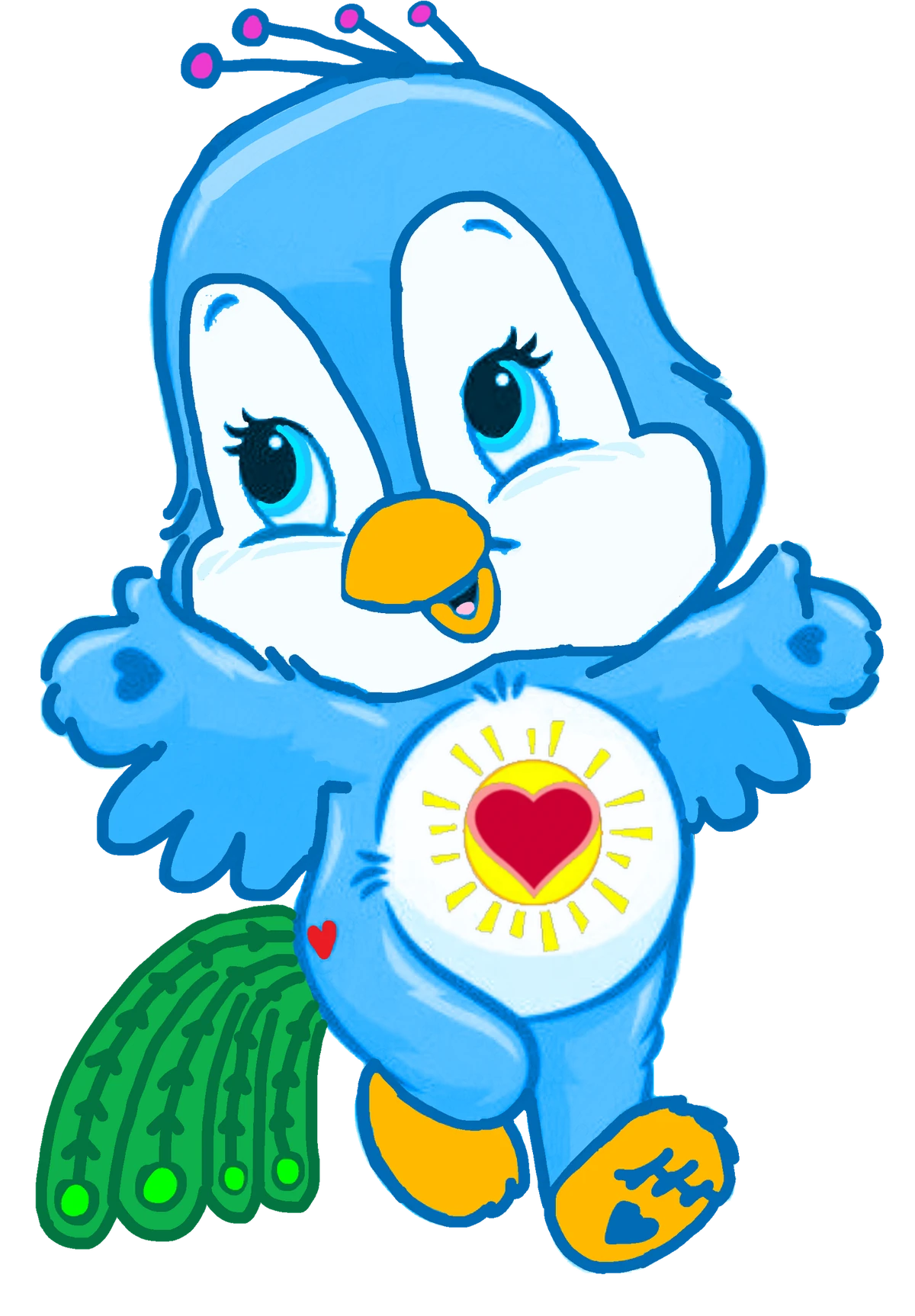Summer Heart Peacock | The World Of Cute Yoshi Wiki | Fandom
