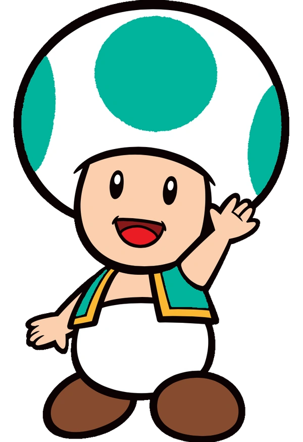 Chip The Teal Toad | The World Of Cute Yoshi Wiki | Fandom