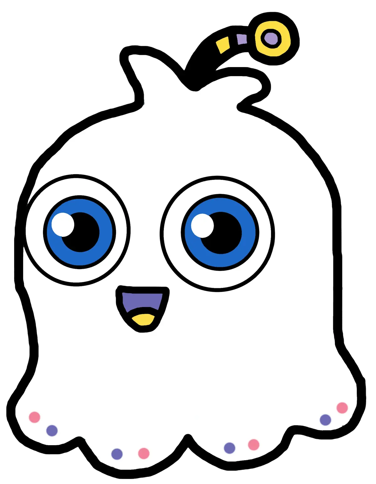 Chubby The Ghost | The World Of Cute Yoshi Wiki | Fandom