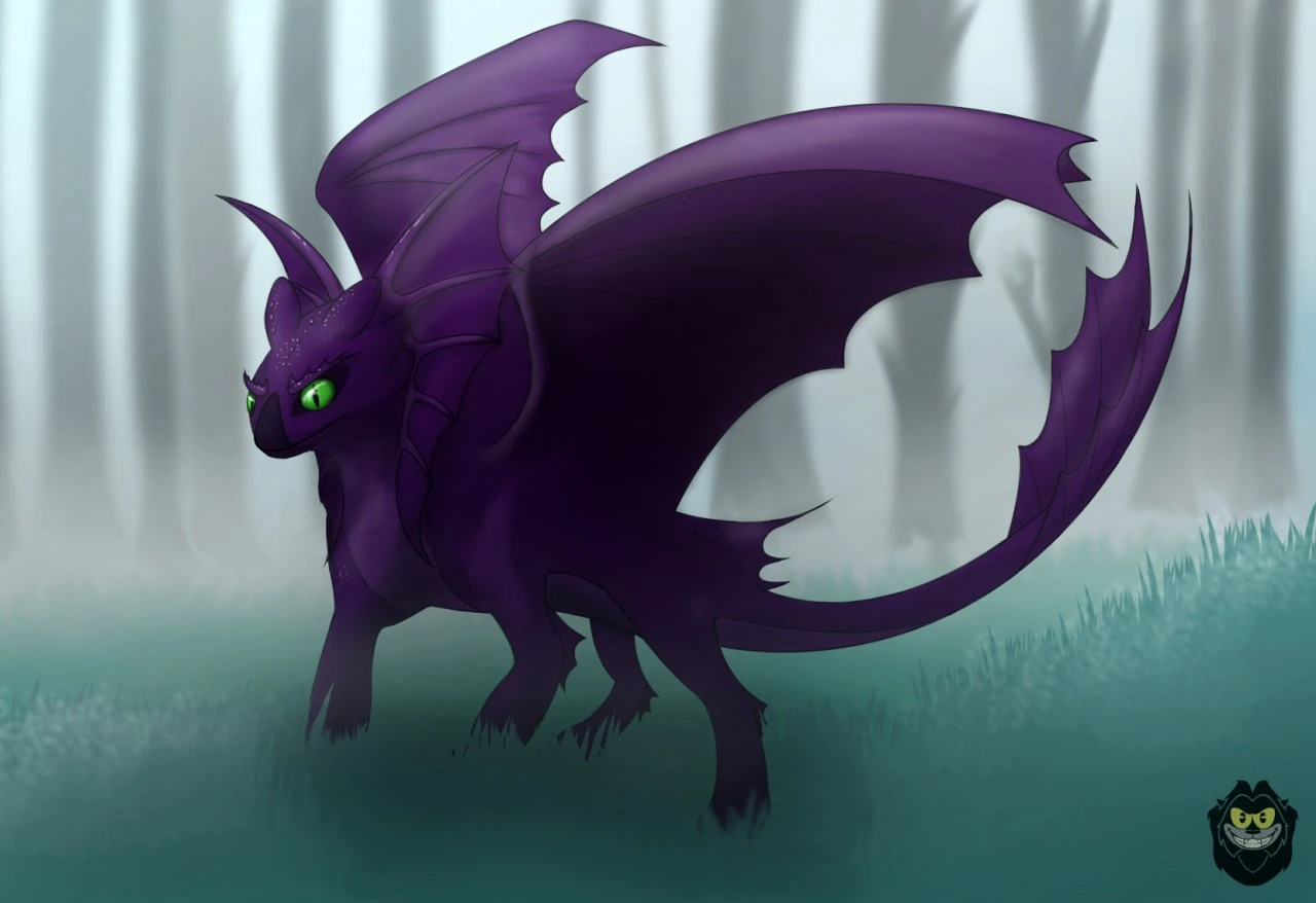 Purple Night Fury