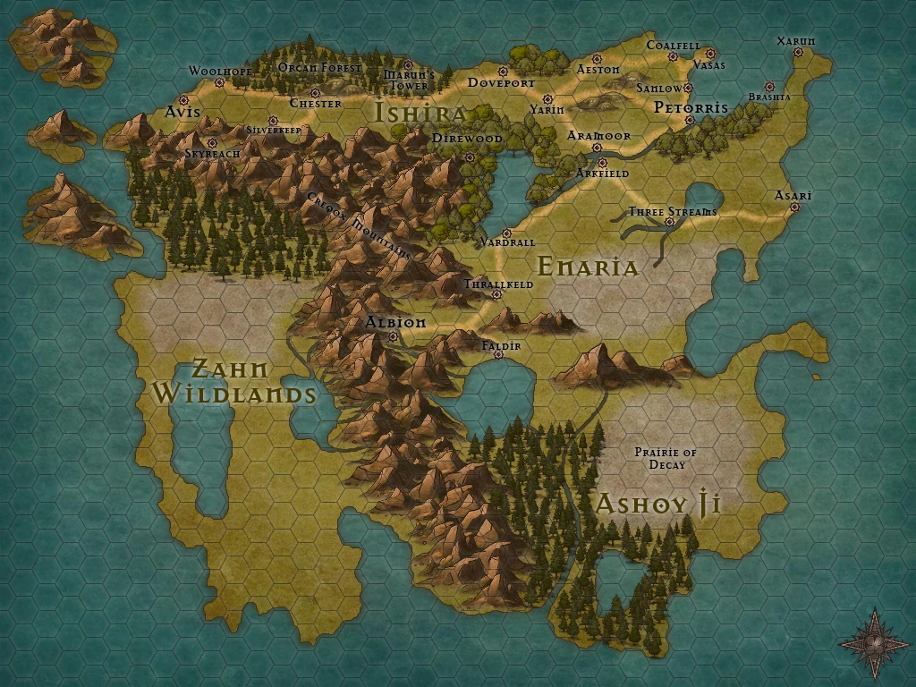 Map | The World of Natrryn Wiki | Fandom