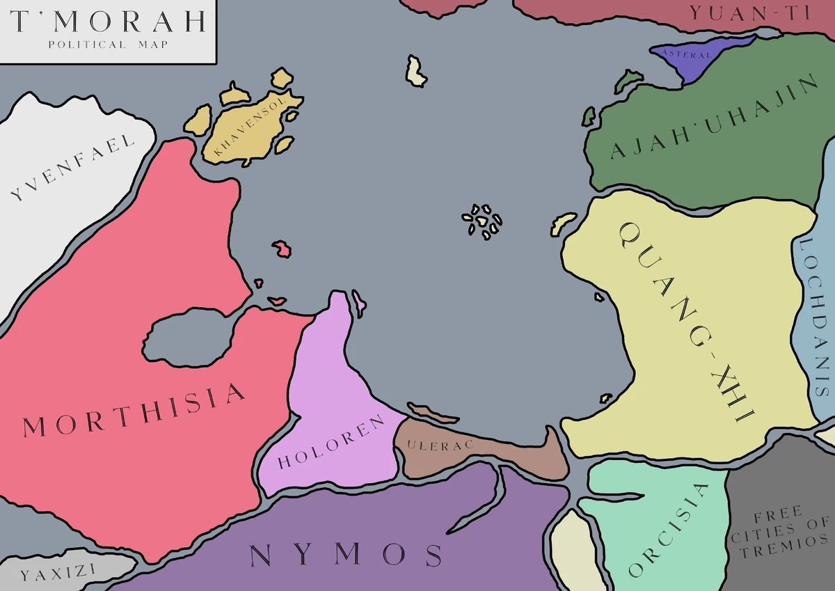 The Nations of T'Morah | The World of T'Morah (D&D) Wiki | Fandom