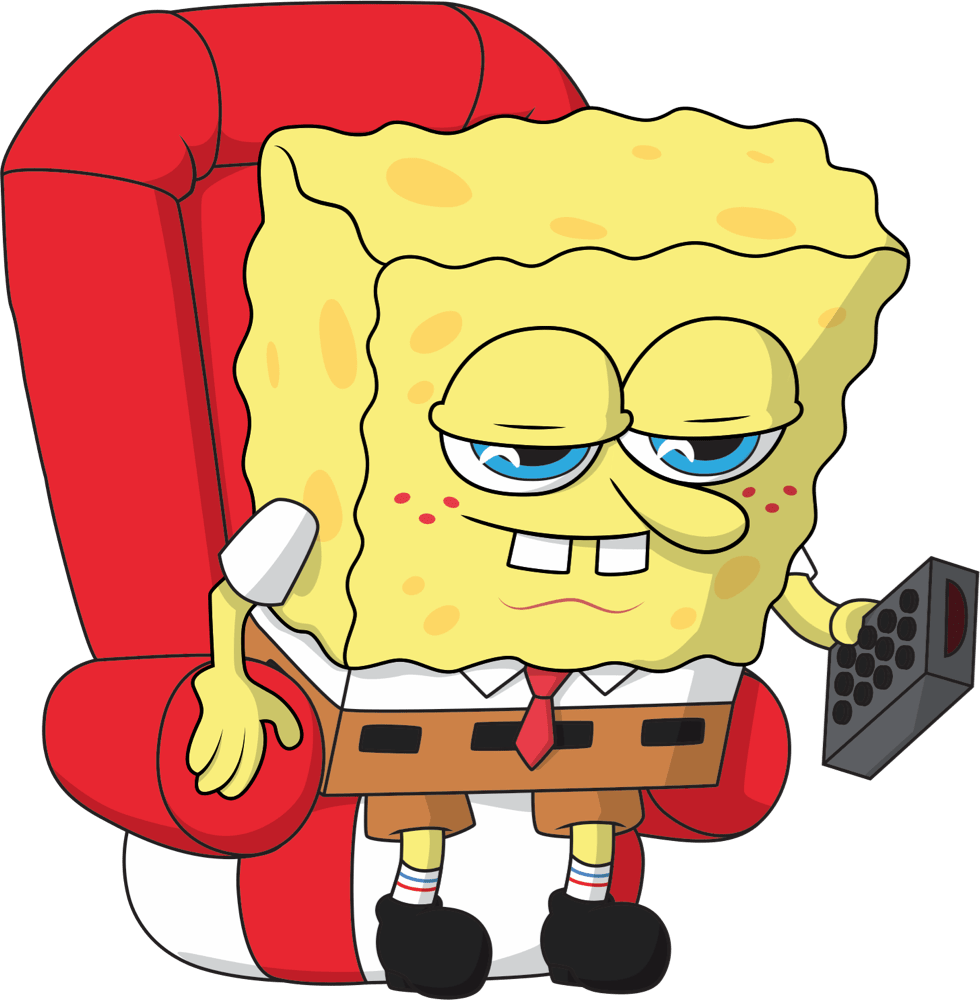Spongebob Sitting Alone