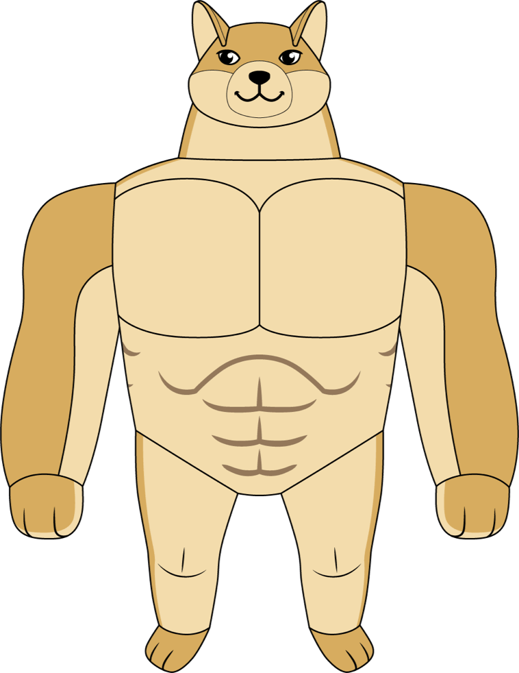 Swole Doge Plush (1ft) | The Youtooz Wiki | Fandom