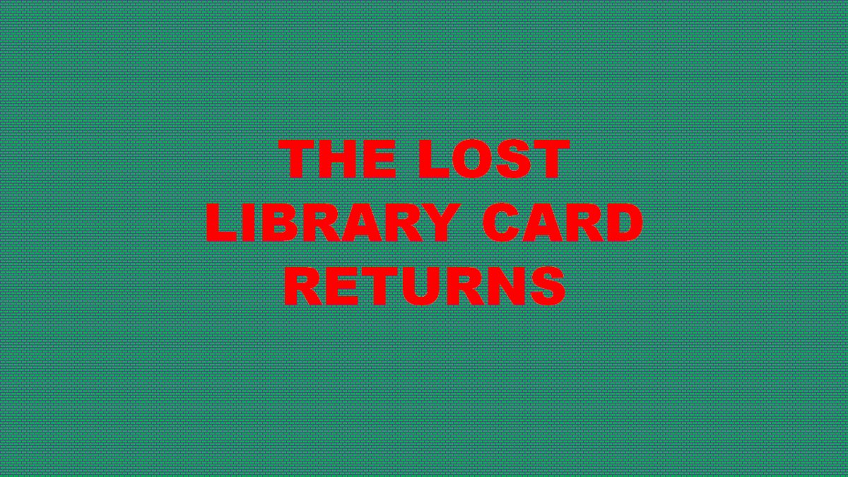 The Lost Library Card Returns | The Nick Jr. Extravaganza Wiki | Fandom