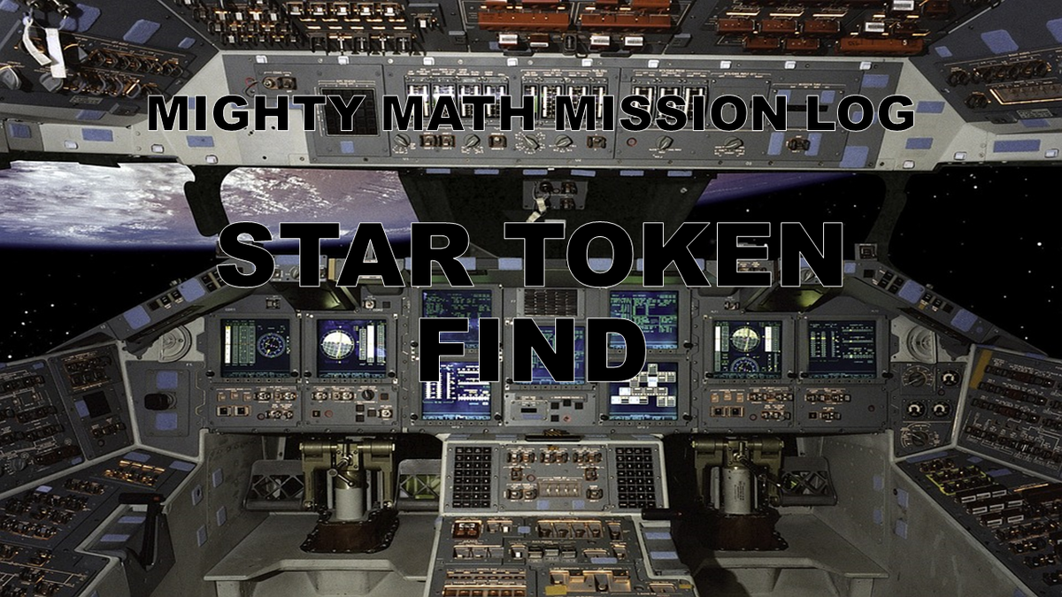 Mighty Math Mission Log Star Token Find The Nick Jr Extravaganza