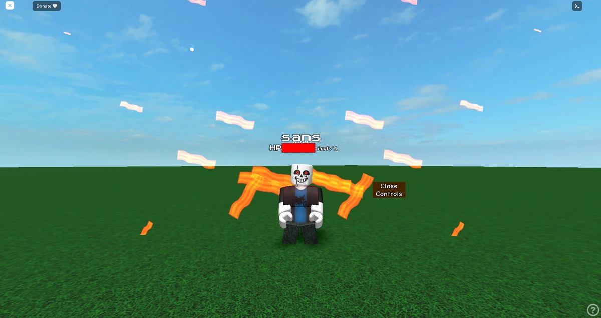 Sans Tart The Skeleton Bacon Hair | The Official Roblox Scripts and ...