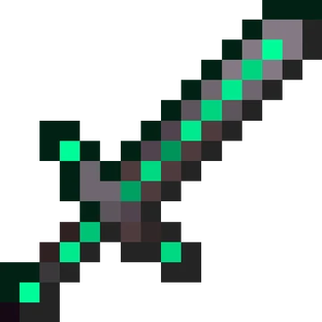 Minecraft Diamond Sword Transparent Background
