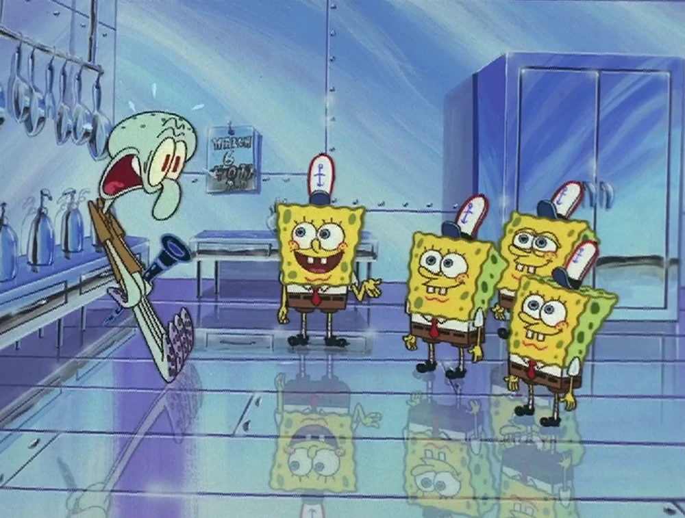 486 SpongeTron clones | THE ADVENTURES OF GARY THE SNAIL Wiki | Fandom