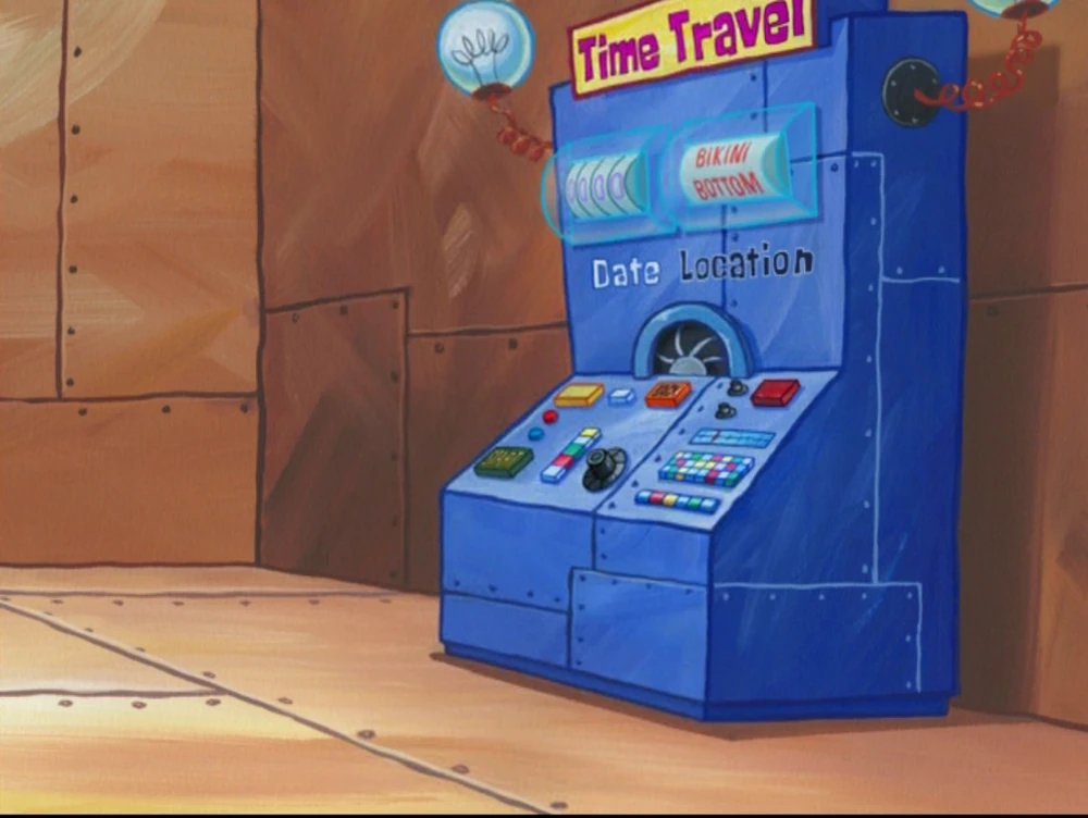 Mermaid Man and Barnacle Boy's time machine | THE ADVENTURES OF GARY ...