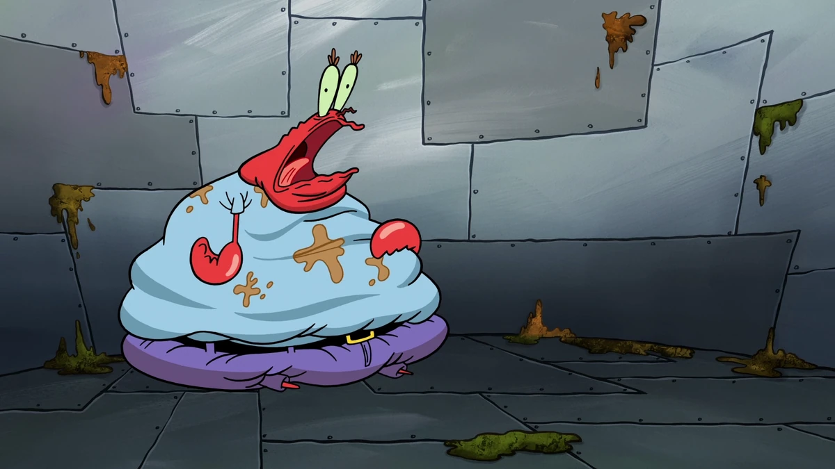 Overweight Mr. Krabs | THE ADVENTURES OF GARY THE SNAIL Wiki | Fandom
