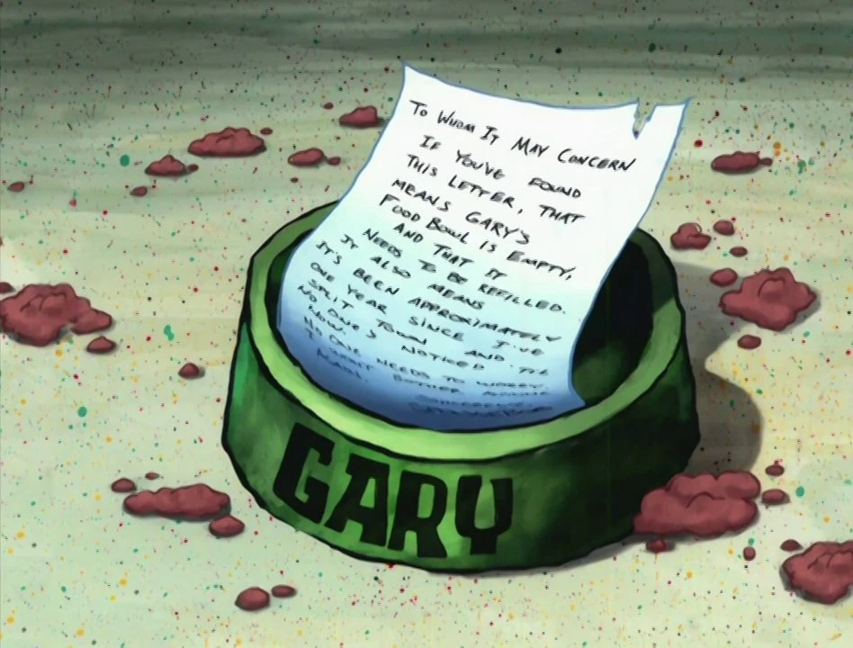 Gary's food bowl | THE ADVENTURES OF GARY THE SNAIL Wiki | Fandom