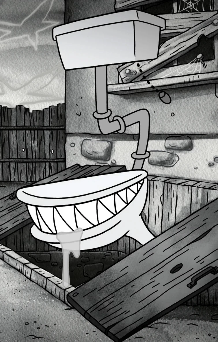 Guard toilet | THE ADVENTURES OF GARY THE SNAIL Wiki | Fandom
