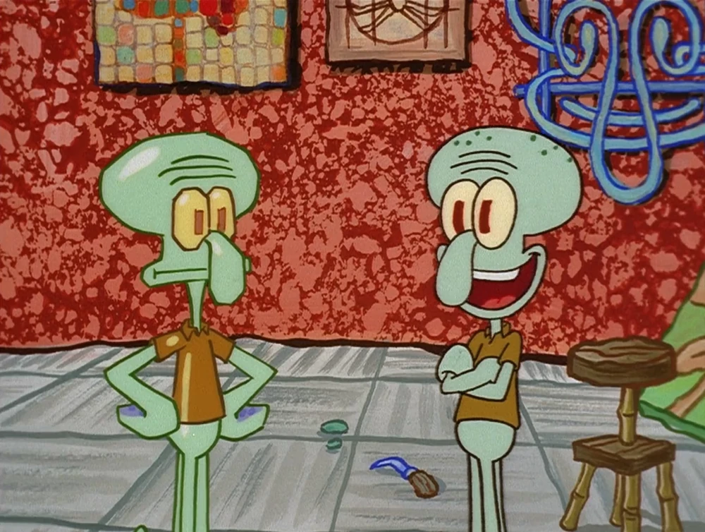 Squidward's wax sculpture | THE ADVENTURES OF GARY THE SNAIL Wiki | Fandom