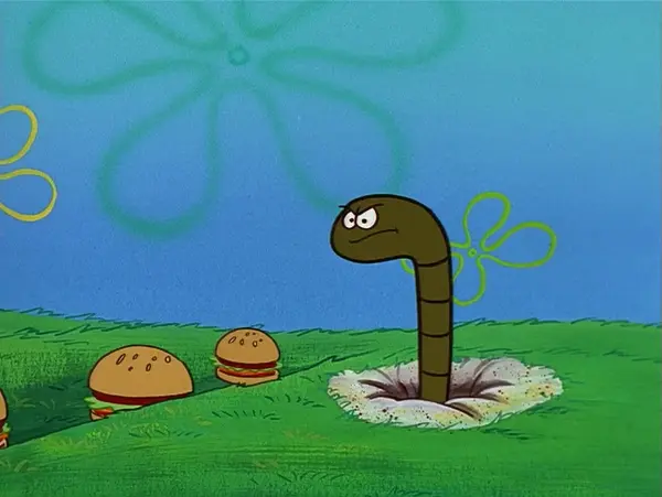 Unnamed Worm | THE ADVENTURES OF GARY THE SNAIL Wiki | Fandom