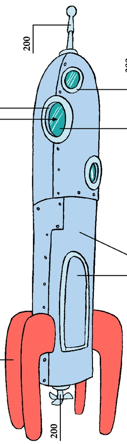 Sandy's rocket | THE ADVENTURES OF GARY THE SNAIL Wiki | Fandom