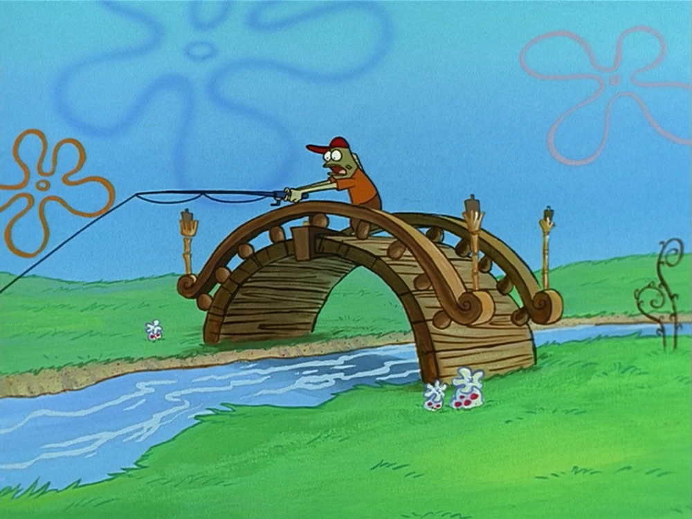 Unnamed fisher | THE ADVENTURES OF GARY THE SNAIL Wiki | Fandom