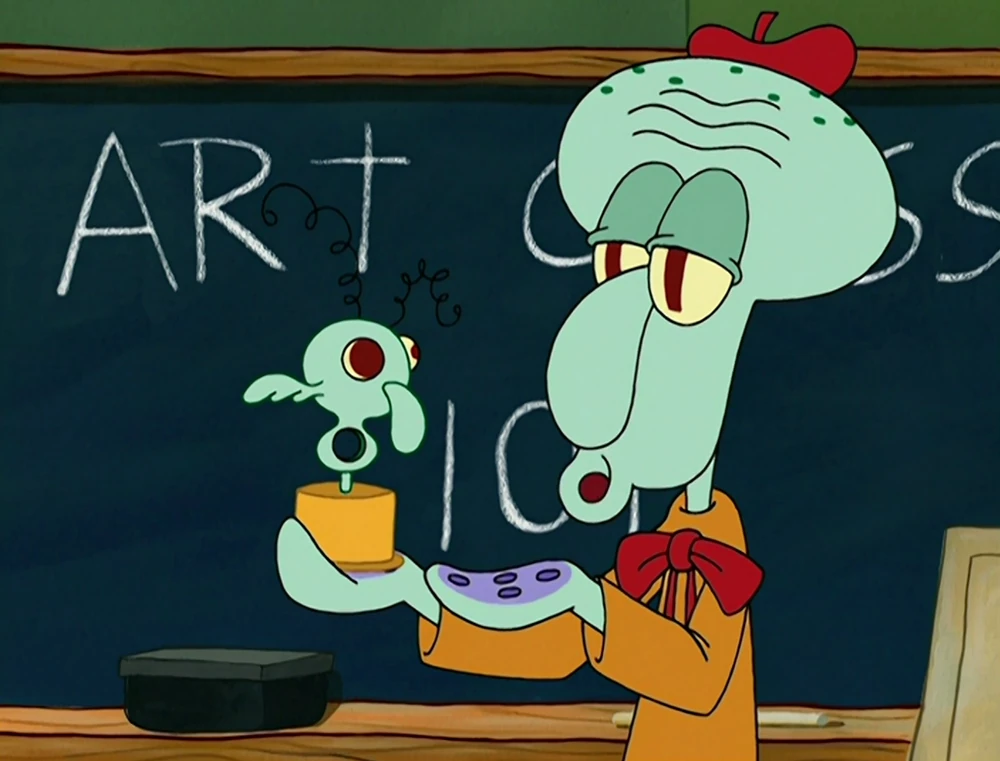Squidward en Repose | THE ADVENTURES OF GARY THE SNAIL Wiki | Fandom