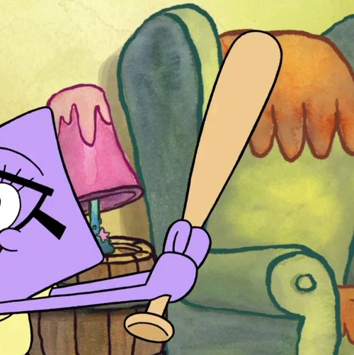 Squidina's Bat | THE ADVENTURES OF GARY THE SNAIL Wiki | Fandom
