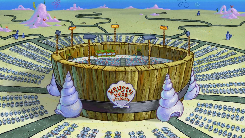 Krusty Krab Stadium The Adventures Of Gary The Snail Wiki Fandom