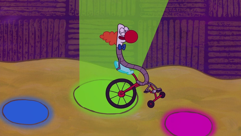 Clown worm | THE ADVENTURES OF GARY THE SNAIL Wiki | Fandom