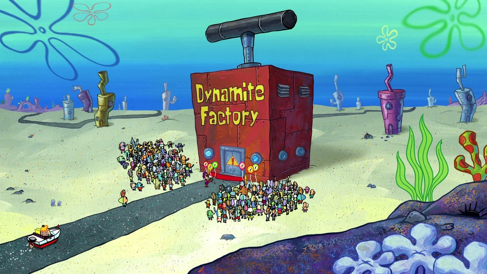 Dynamite Factory | THE ADVENTURES OF GARY THE SNAIL Wiki | Fandom