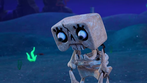 SpongeBob's skeleton | THE ADVENTURES OF GARY THE SNAIL Wiki | Fandom